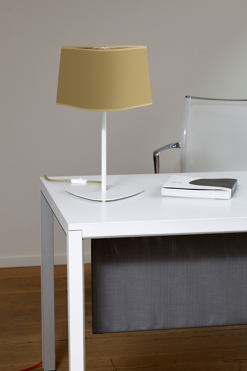 Table lamp Medium Nuage satin gold & shiny gold | French Edition