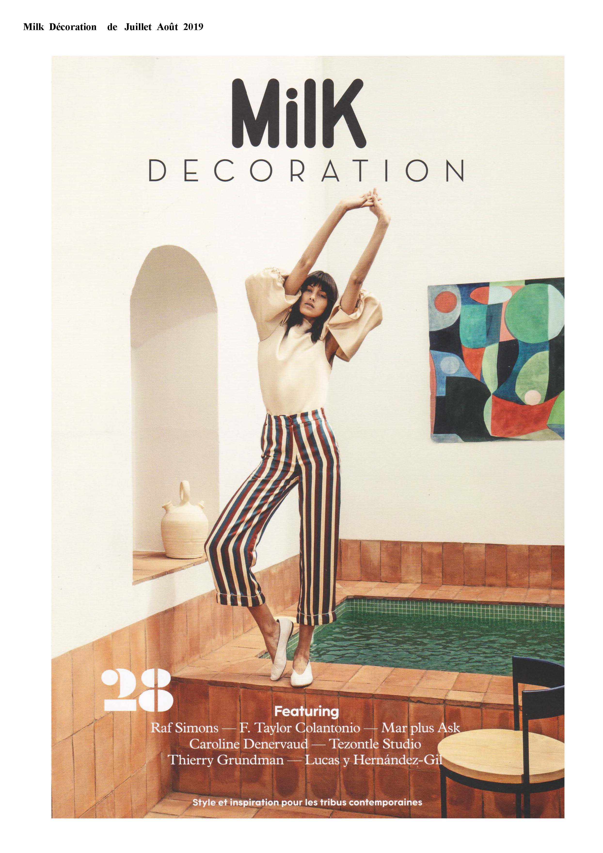 Designheure - Press - Press publications - Milk Decoration